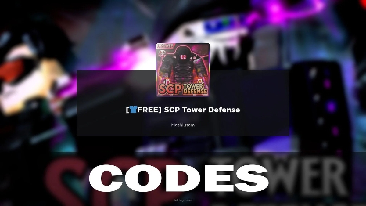 Code SCP Tower Defense mới nhất 12/2025 cập nhật liên tục